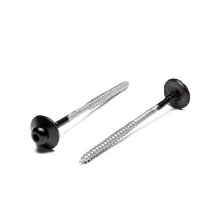 Forzes tagskrue sort ral 9005 | 6,0 x 105 mm| Køb på 10-4.dk