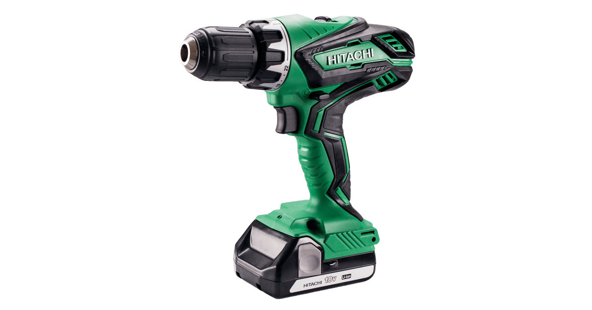 DS18DJL Hitachi 18V akku boremaskine - køb med hurtig levering på 10-4.dk